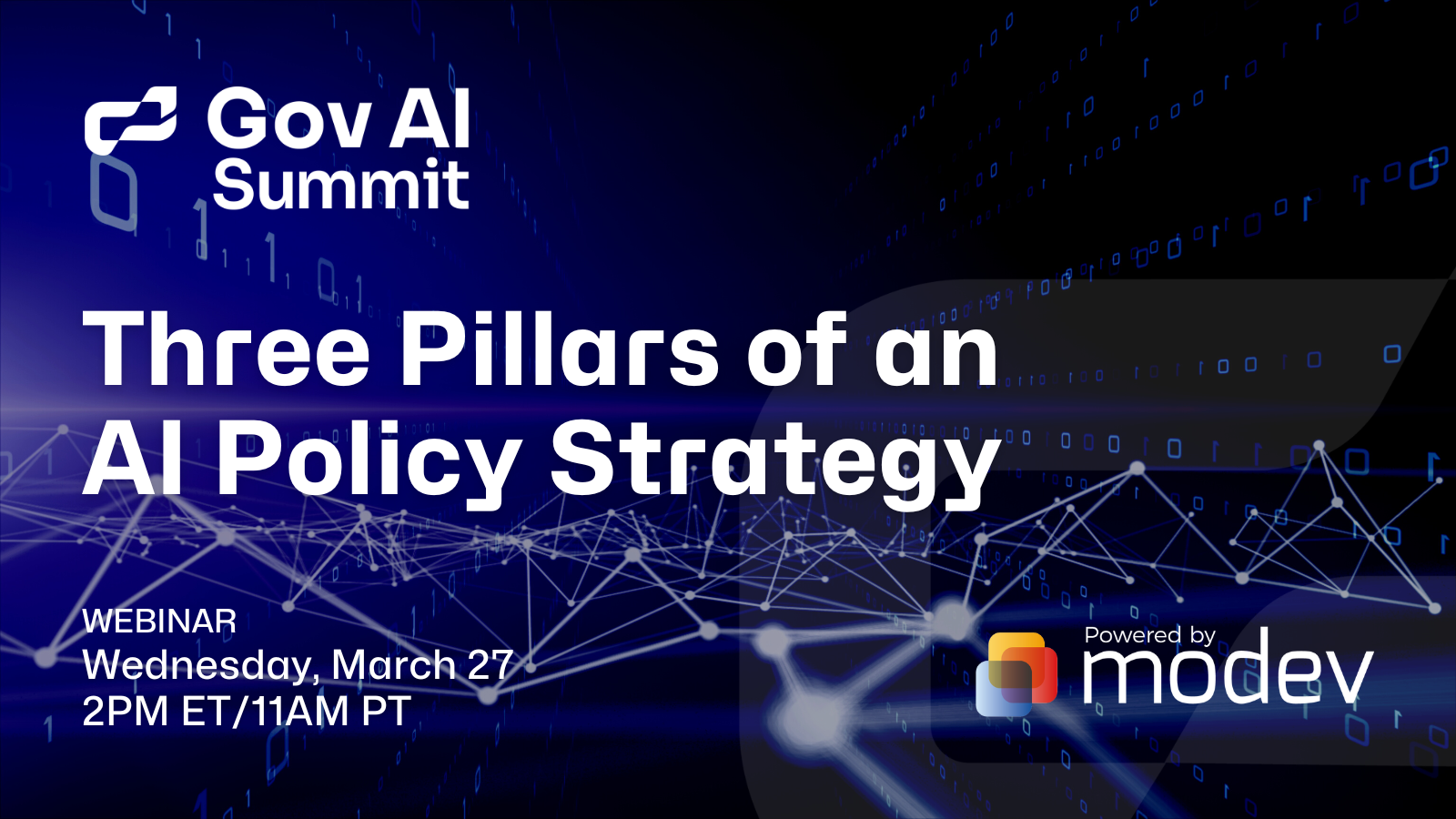 Three Pillars of an AI Policy Strategy