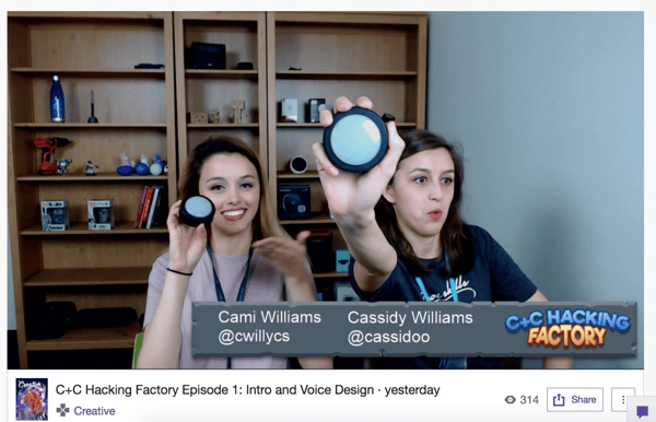 Speakers of VOICE: Cami Williams