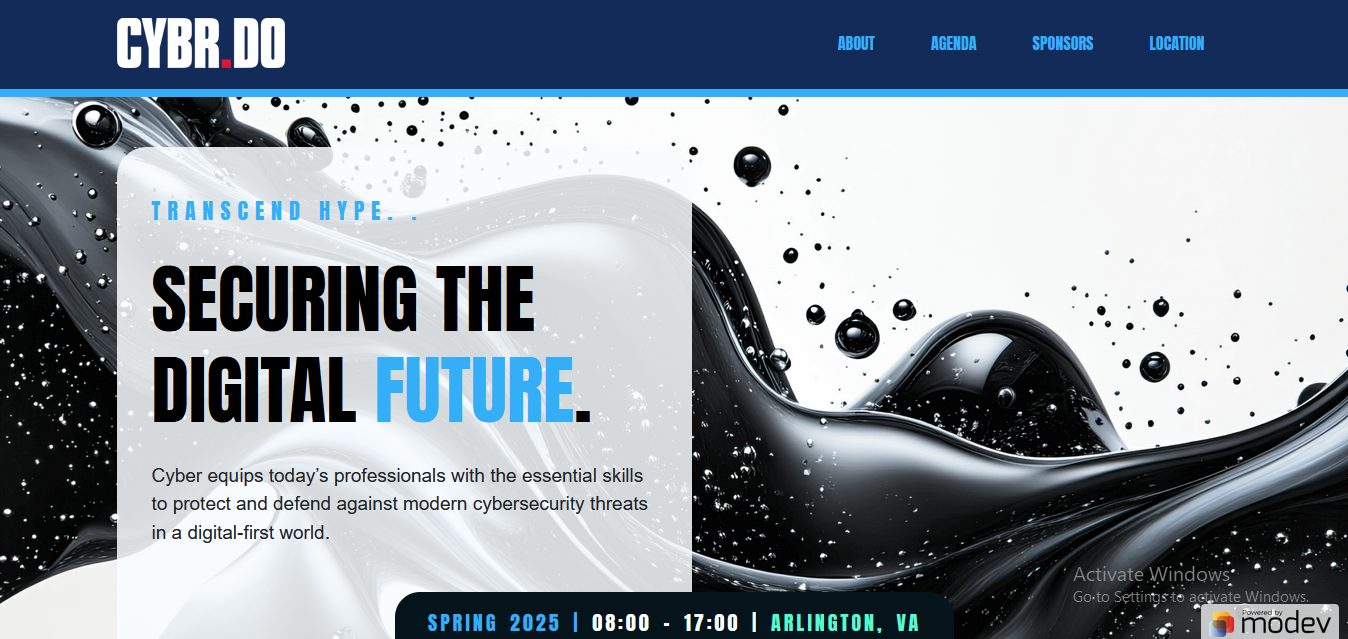 Cyber 2025 | Arlington | Homepage