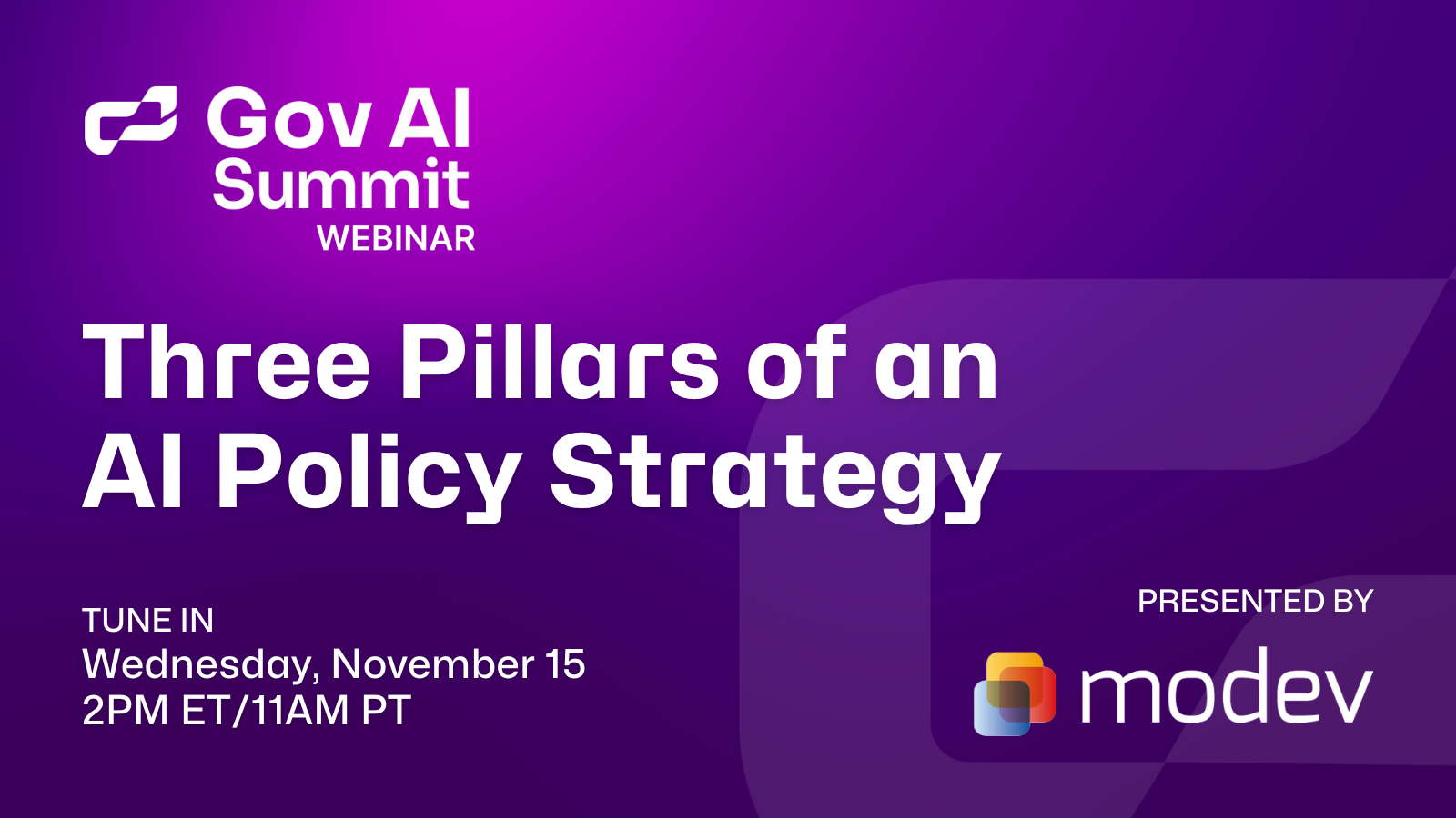 Three Pillars of an AI Policy Strategy