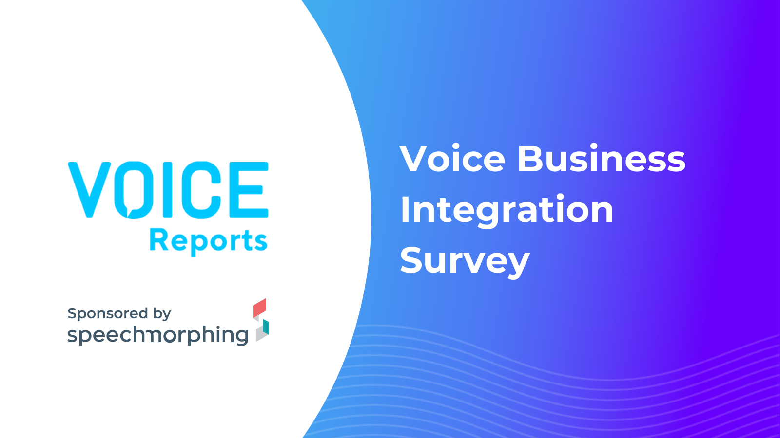 VOICE Reports: Voice Business Integration Survey